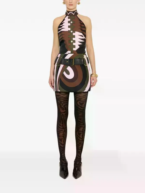 Emilio Pucci Valdimontone-print Halter Top