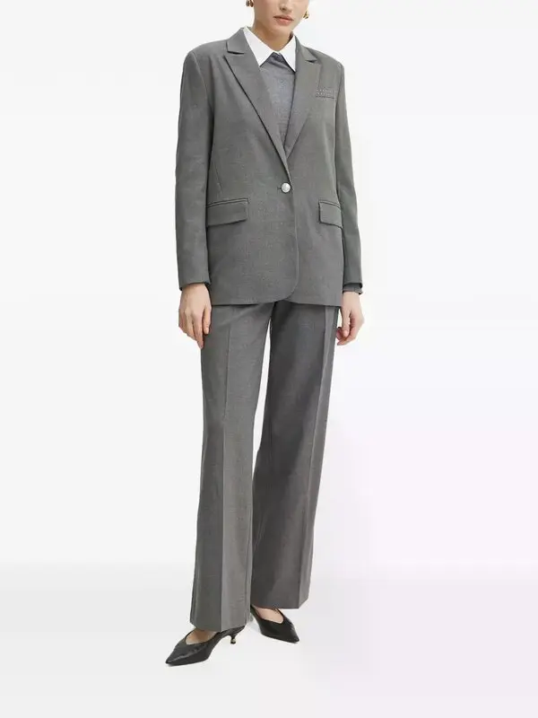 MORGAN Contrast-collar Sweater