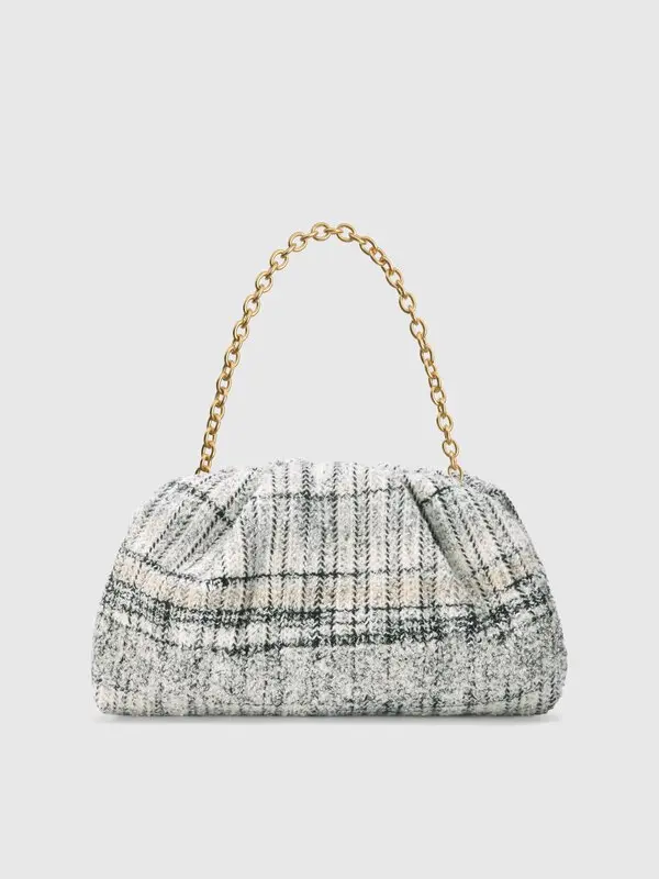 Missoni Large Pouch Bag In Wool Knit - Multicoloured