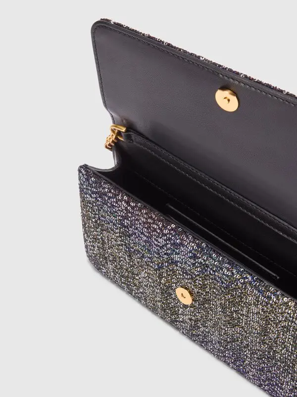 Missoni Wallet On Chain In Lamé Viscose