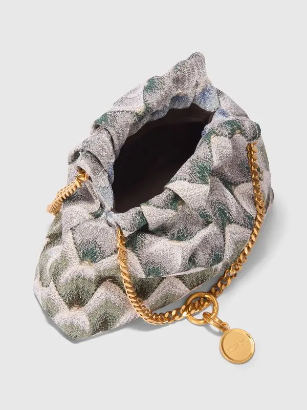 Missoni Chain Pouch In Lamé Viscose
