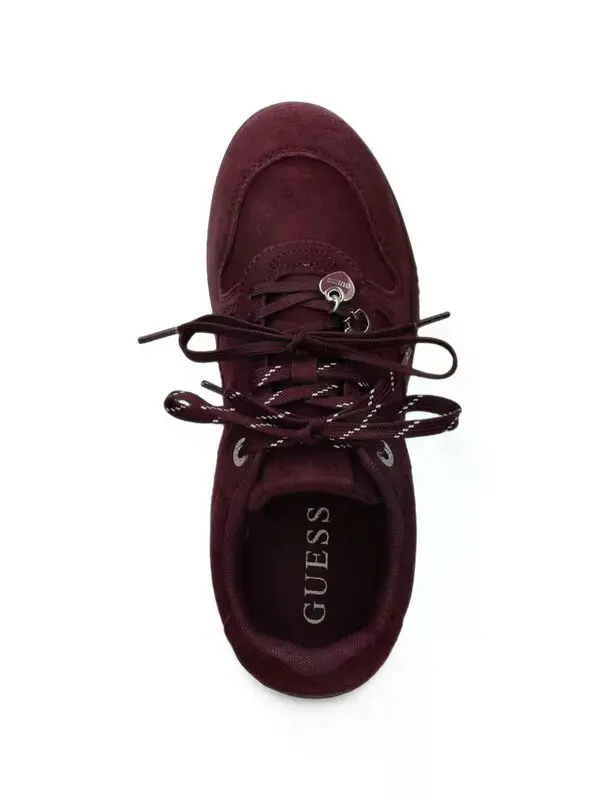 Guess Besar Heart Charm Lace-up Sneakers