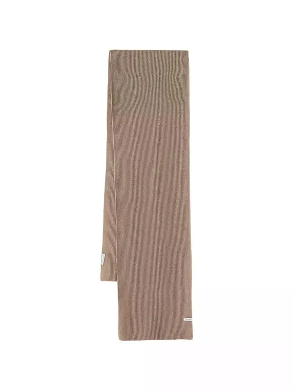 Marc O'polo Lab Medium Ribbed-knit Scarf - Neutrals