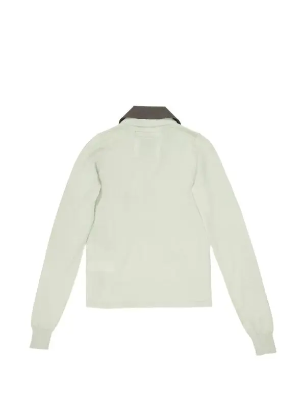 Frenckenberger V-neck Collared Sweater