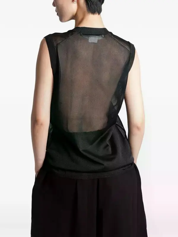 Comme Des Garçons Sheer Knit Top
