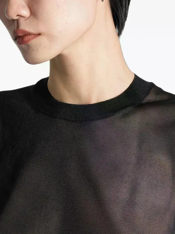Comme Des Garçons Sheer Knit Top