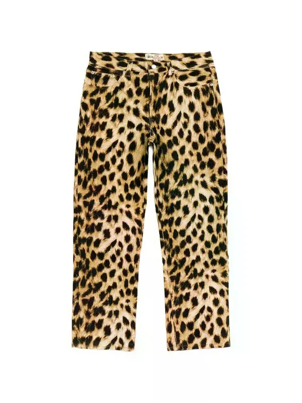 StÜssy Leopard-print Jeans