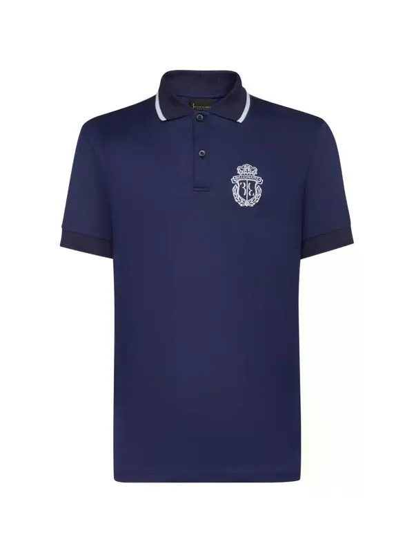 BILLIONAIRE Crest-embroidered Polo Shirt