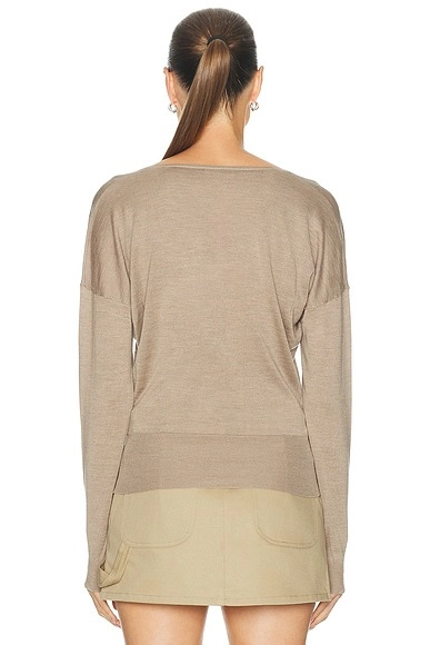 Renggli Silk Cashmere V Neck Sweater