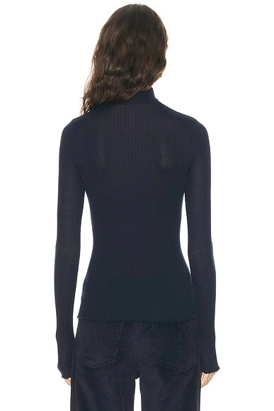 Sprwmn Long Sleeve Mock Neck Top