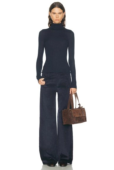Sprwmn Long Sleeve Mock Neck Top