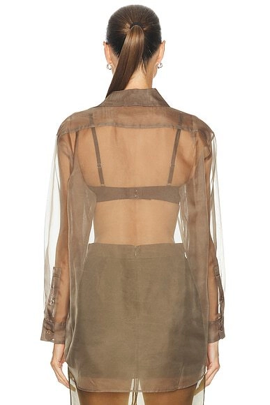 Renggli Organza Button Up Shirt