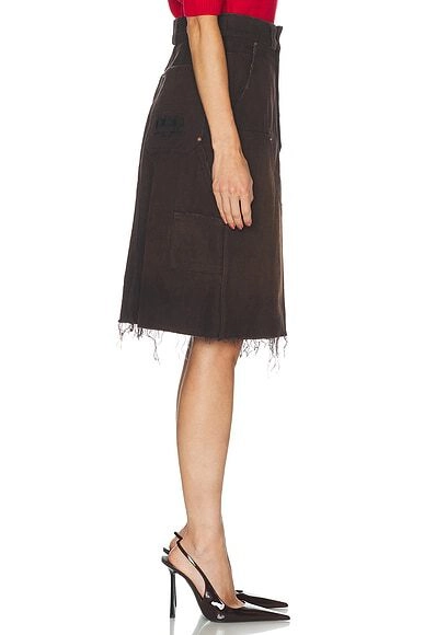 WILLY CHAVARRIA Midi Workwear Skirt