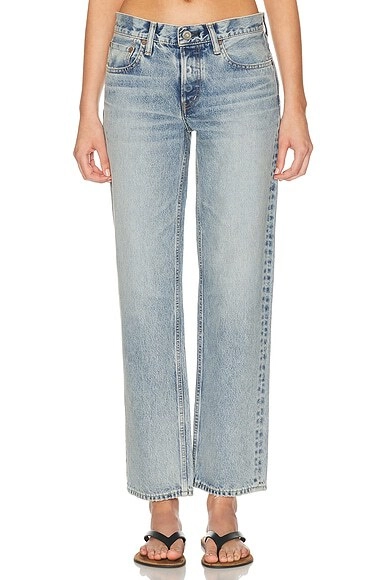 Moussy Vintage Albany Low Straight Leg Jeans