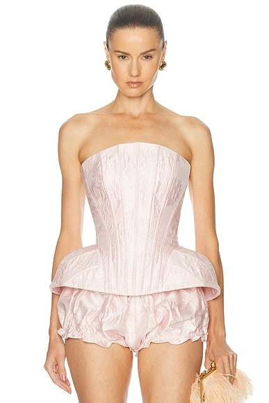 AKNVAS Emmi Strapless Structured Top