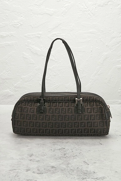 Fendi Zucchino Bauletto Shoulder Bag