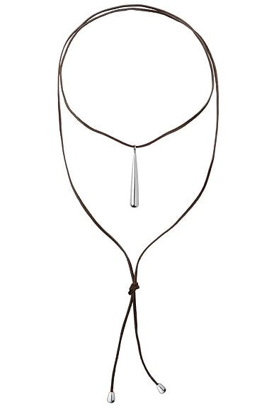 Éliou Gota Wrap Necklace - Silver