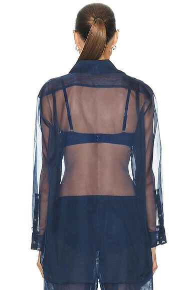 Renggli Organza Button Up Shirt