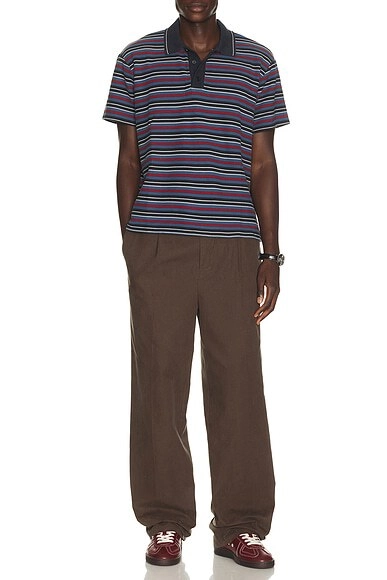 Rag & Bone Stripe Pique Polo