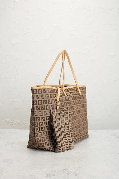 Fendi Zucchino Roll Tote Bag