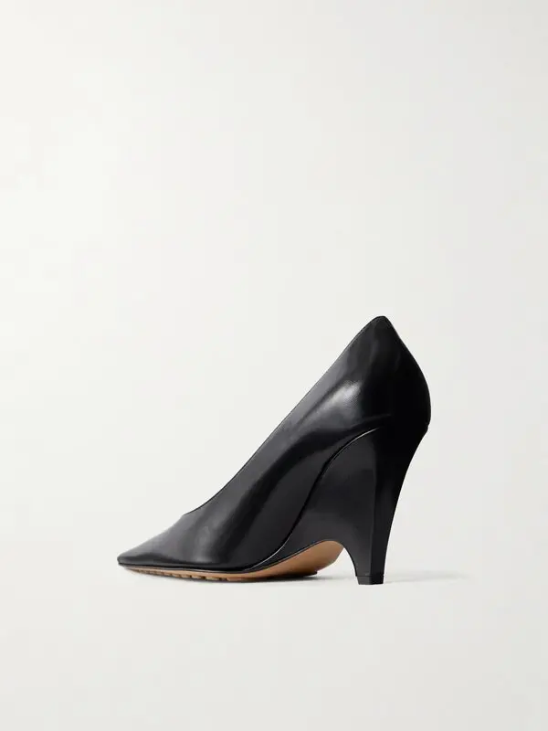 Bottega Veneta Scaletta 90 Leather Pumps