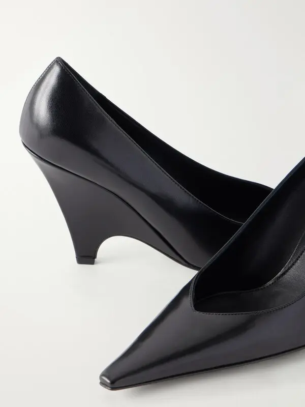 Bottega Veneta Scaletta 90 Leather Pumps