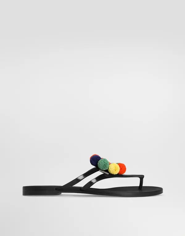 Dolce & Gabbana Beachwear Slides And Mules Multi-colored - Multicolor