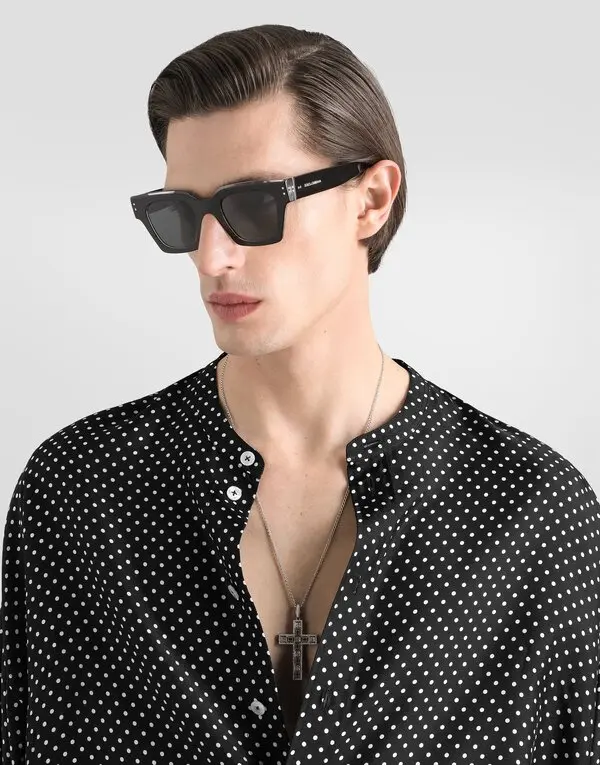 Dolce & Gabbana Polka Dot-print Silk Twill Shirt Shirts