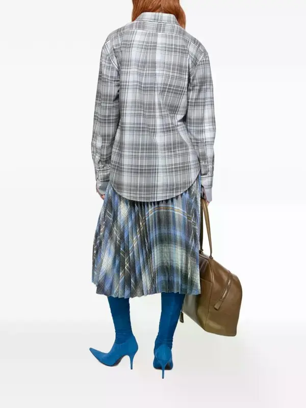 Acne Studios Layered Flannel Shirt