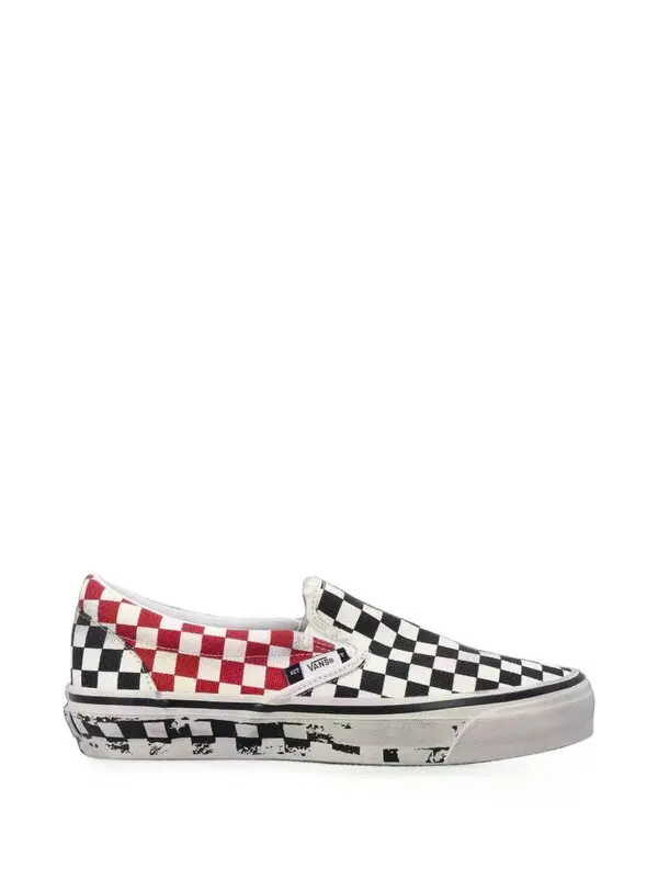 VANS X Slam Jam A.o.d. Checkerboard Slip-on Sneakers - Black