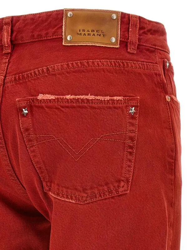 Isabel Marant Étoile Daya Frayed-hem Jeans