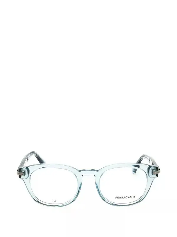 FERRAGAMO Square-frame Glasses - Blue