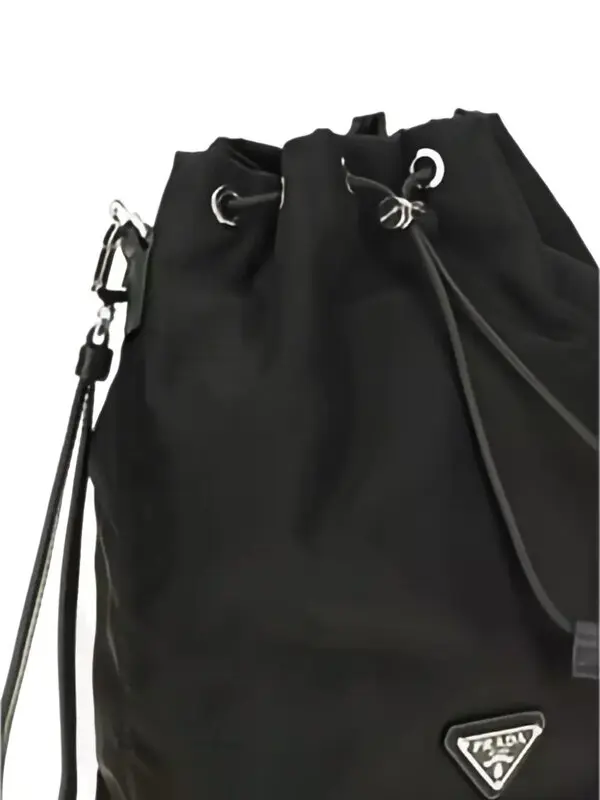 Prada Re-nylon Logo-plaque Pouch