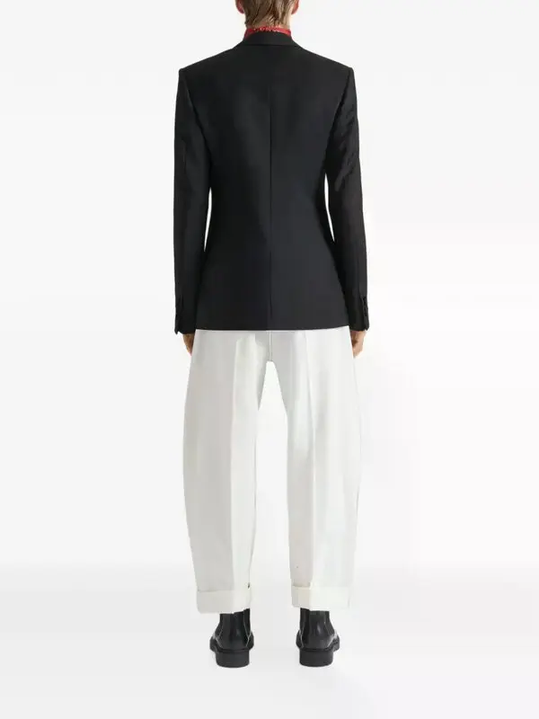 Givenchy Fitted Tuxedo Jacket In Wool Mohair