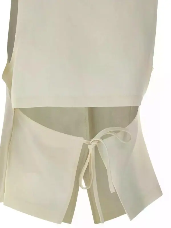 BOSS Modern-fit Waistcoat With Open Back