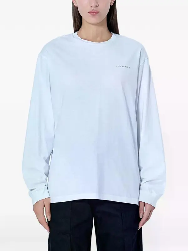 Cecilie Bahnsen Bow-print Long-sleeve T-shirt