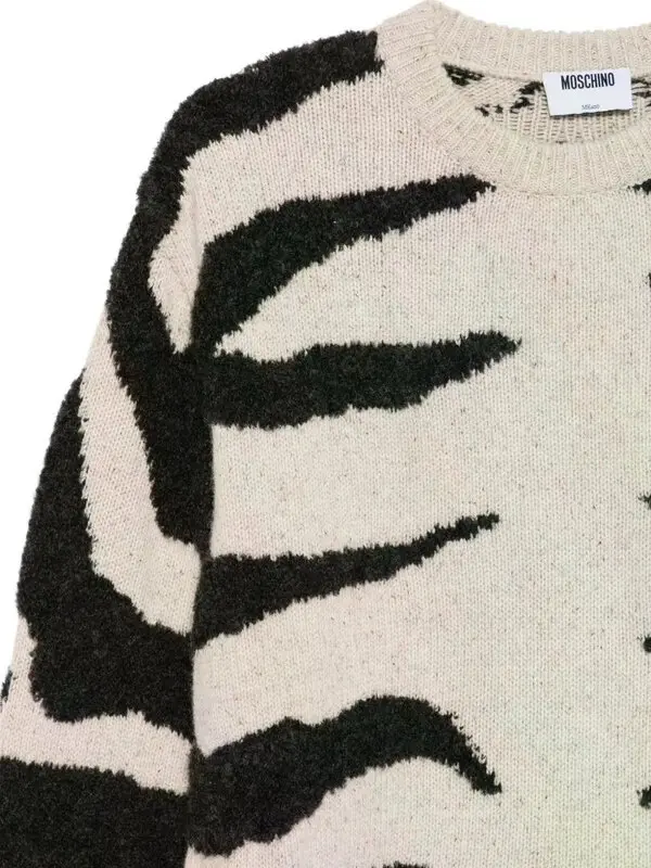 Moschino Tiger-pattern Sweater