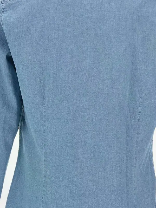 Michael Kors Logo-embroidered Slim-fit Cotton Shirt