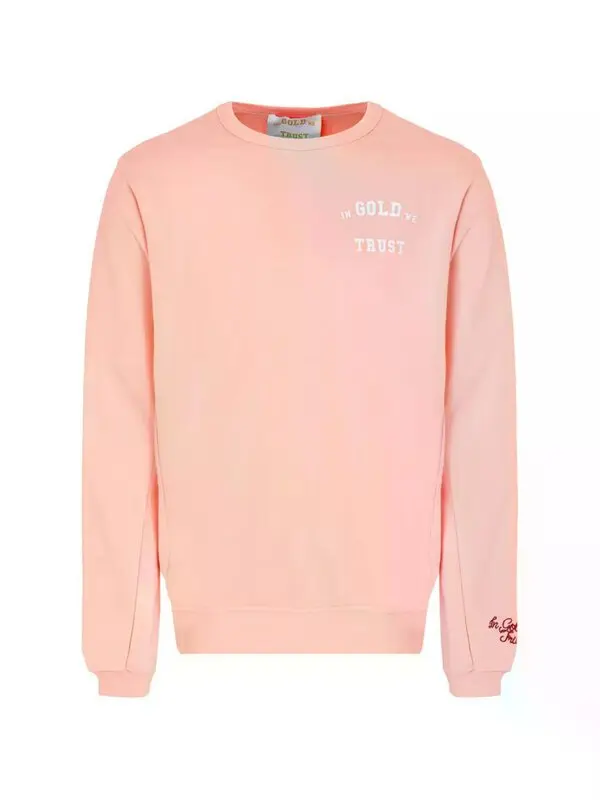 IN GOLD WE TRUST PARIS Logo-print Sweatshirt - Pink