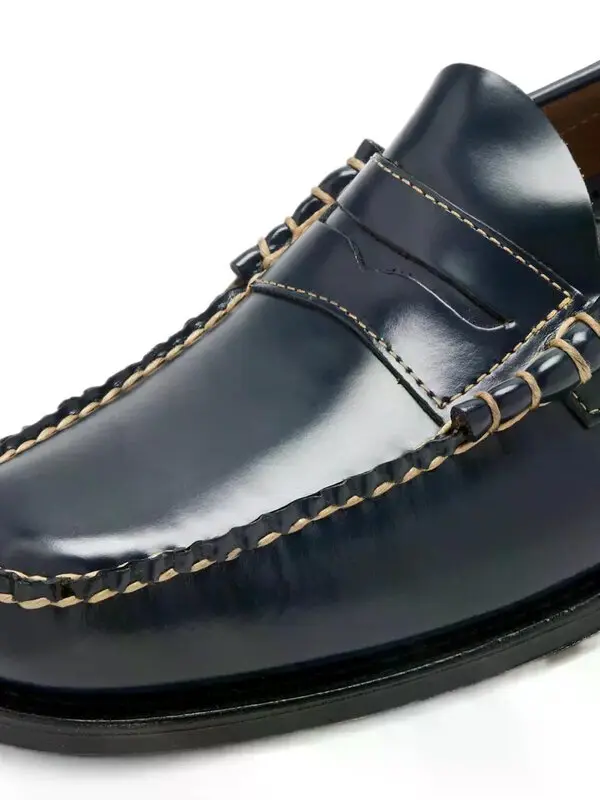 G.H.BASS Weejun Heritage Larson Contrast-stitch Loafers