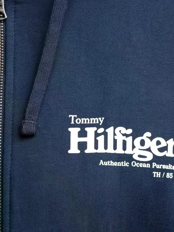 Tommy Hilfiger Logo-print Zip-up Hoodie