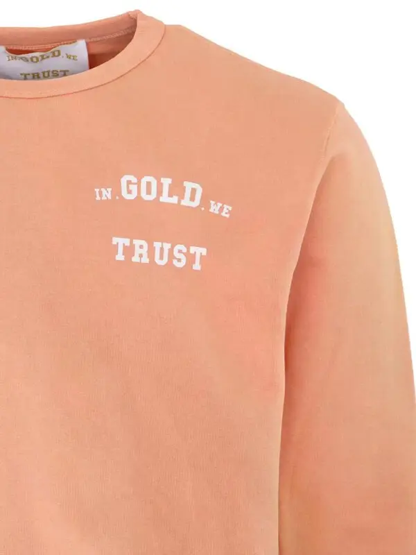 IN GOLD WE TRUST PARIS Logo-print Sweatshirt