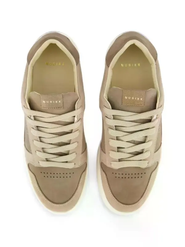 NUBIKK Basket Rae Panelled Sneakers - Brown