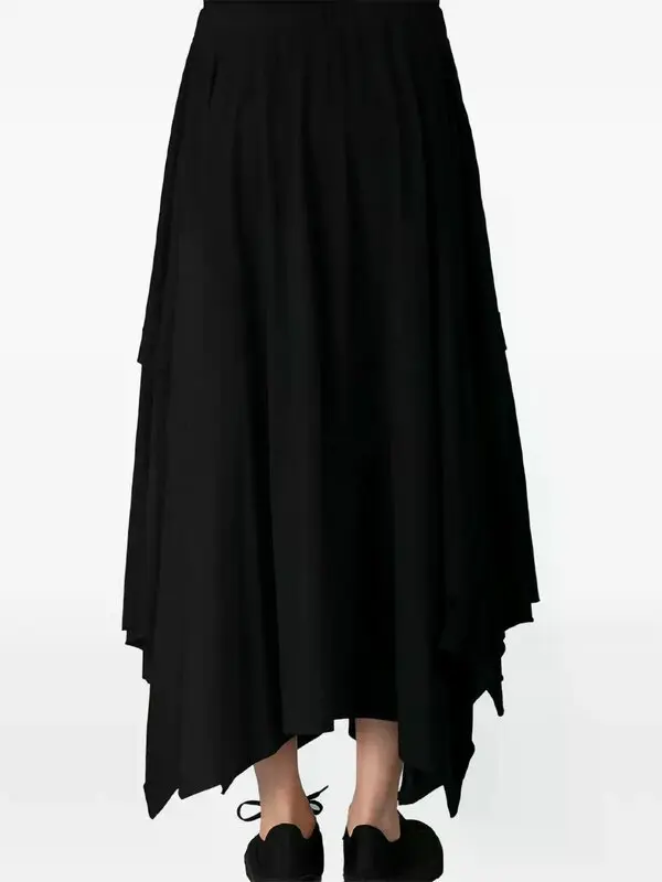 Yohji Yamamoto Asymmetric Draped Skirt