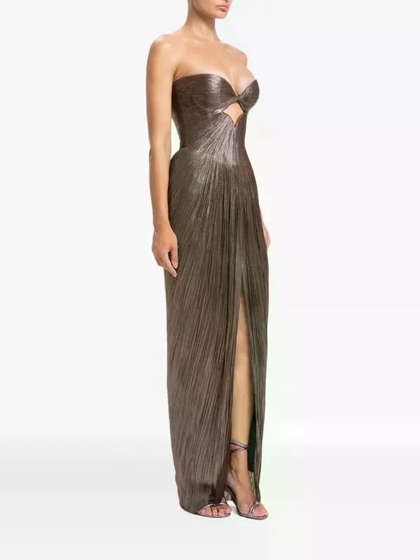 MARIA LUCIA HOHAN Stephanie Pleated Gown