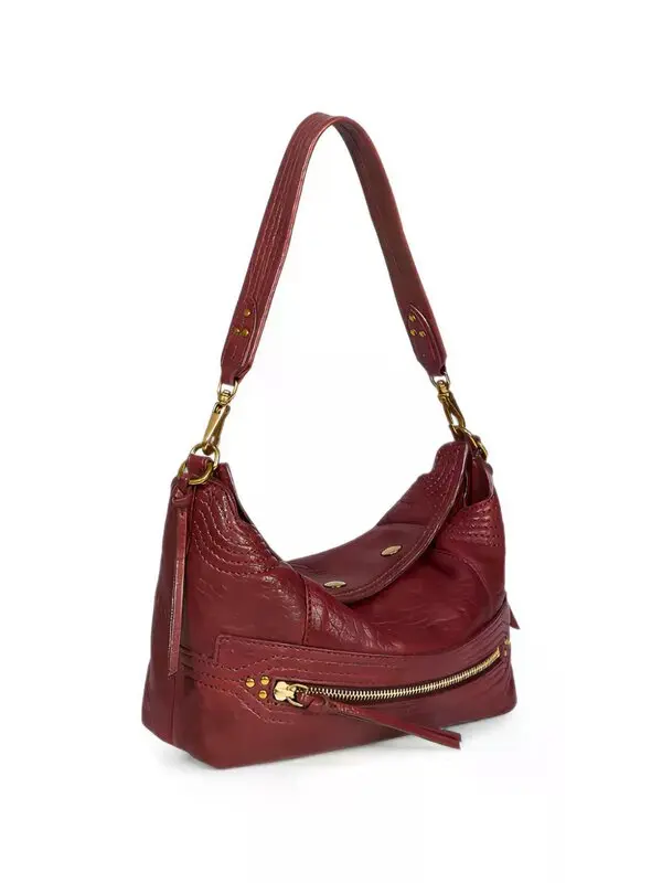 Jérôme Dreyfuss Small Lucky Leather Shoulder Bag - Red