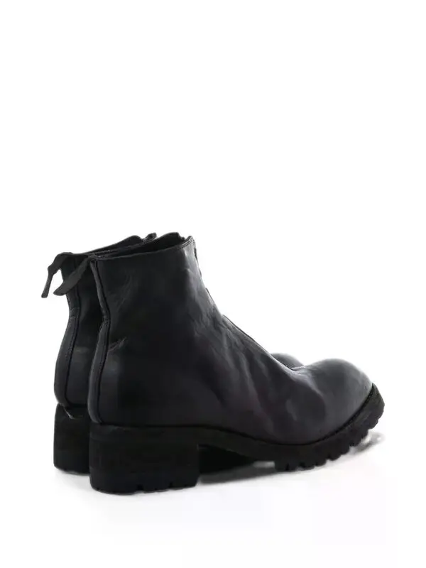 Guidi Pl1_ru Front-zip Leather Boots