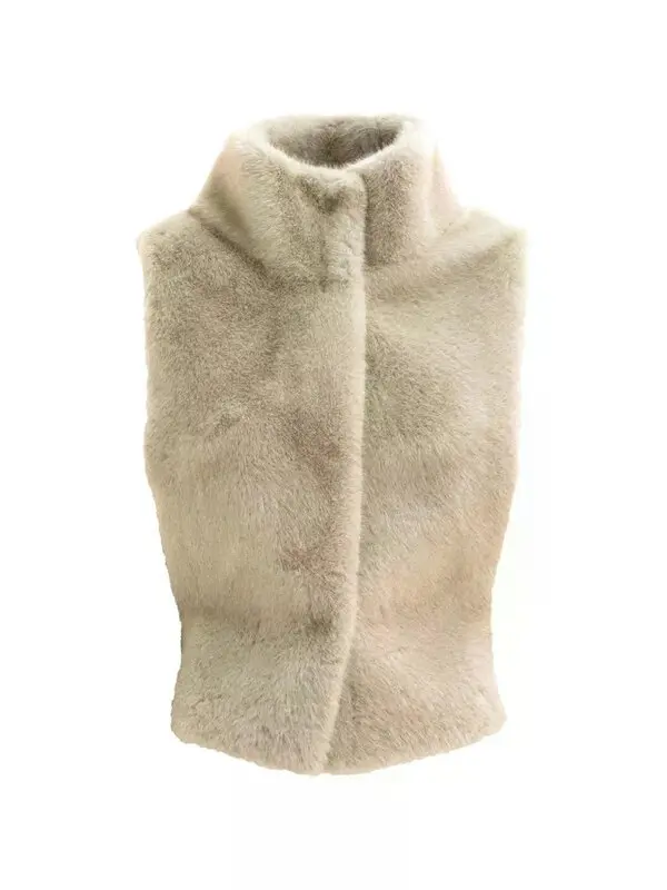 VALENTINI 1972 Side-buckle Gilet - Neutrals