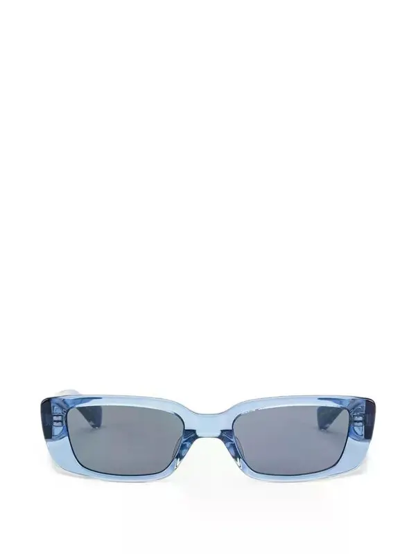 MESSYWEEKEND Grace Reveal Rectangle-frame Sunglasses - Blue