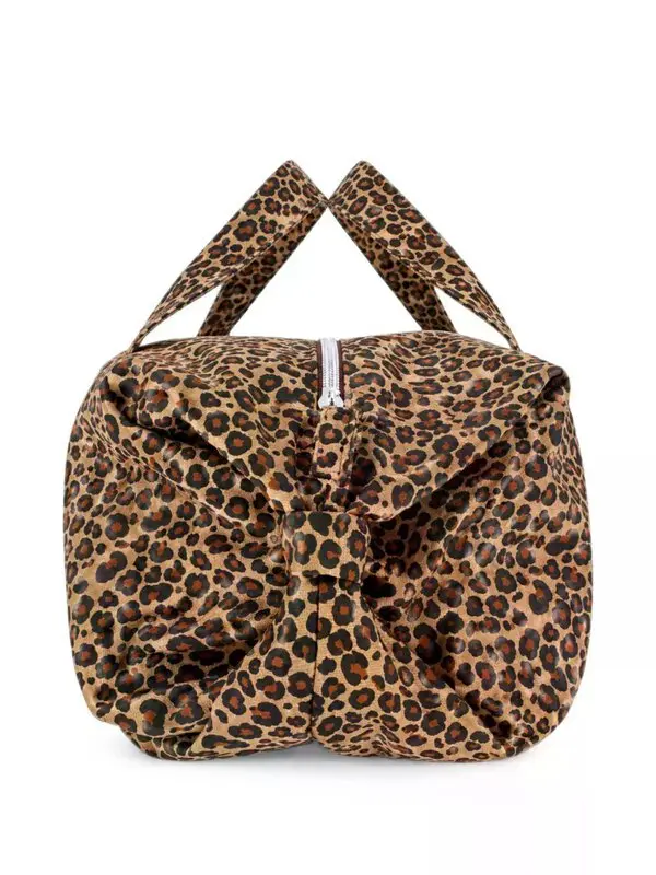 Repetto Medium Leopard-print Logo-print Shoulder Bag